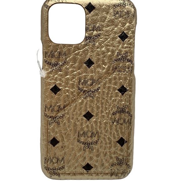 MCM MCM iPhone 11 Pro Case Visetos Original in Berlin Gold | Grailed