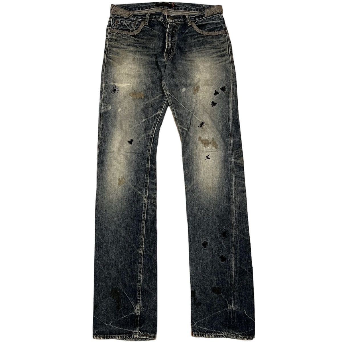 Undercover aw06 guruguru BBV bug/insect denim | Grailed