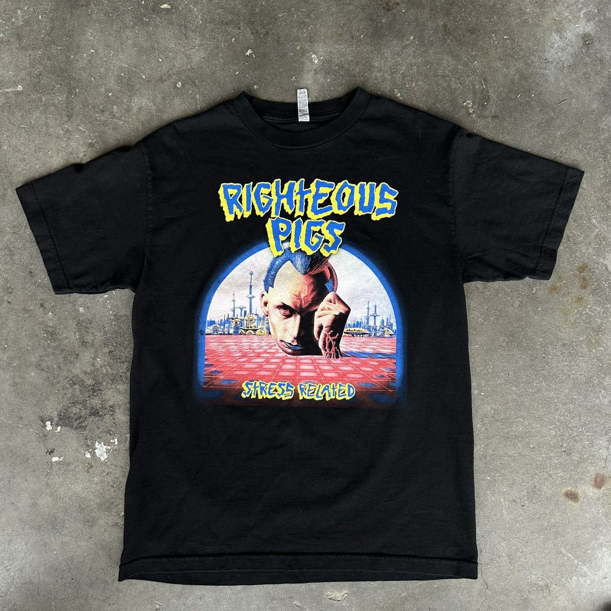 Band Tees × Streetwear × Vintage Righteous Pigs band tshirt | Grailed