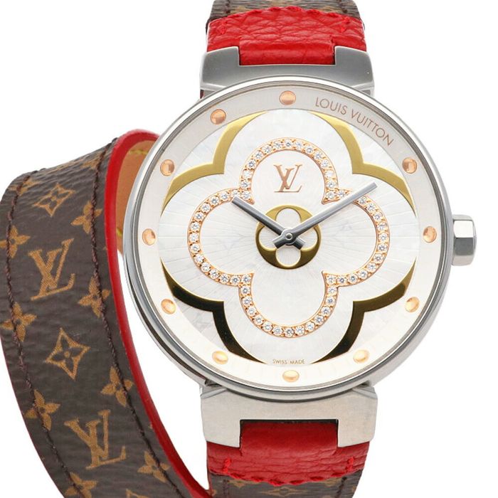 Louis Vuitton Louis Vuitton Tambour Moon Divine Watch Stainless Steel ...