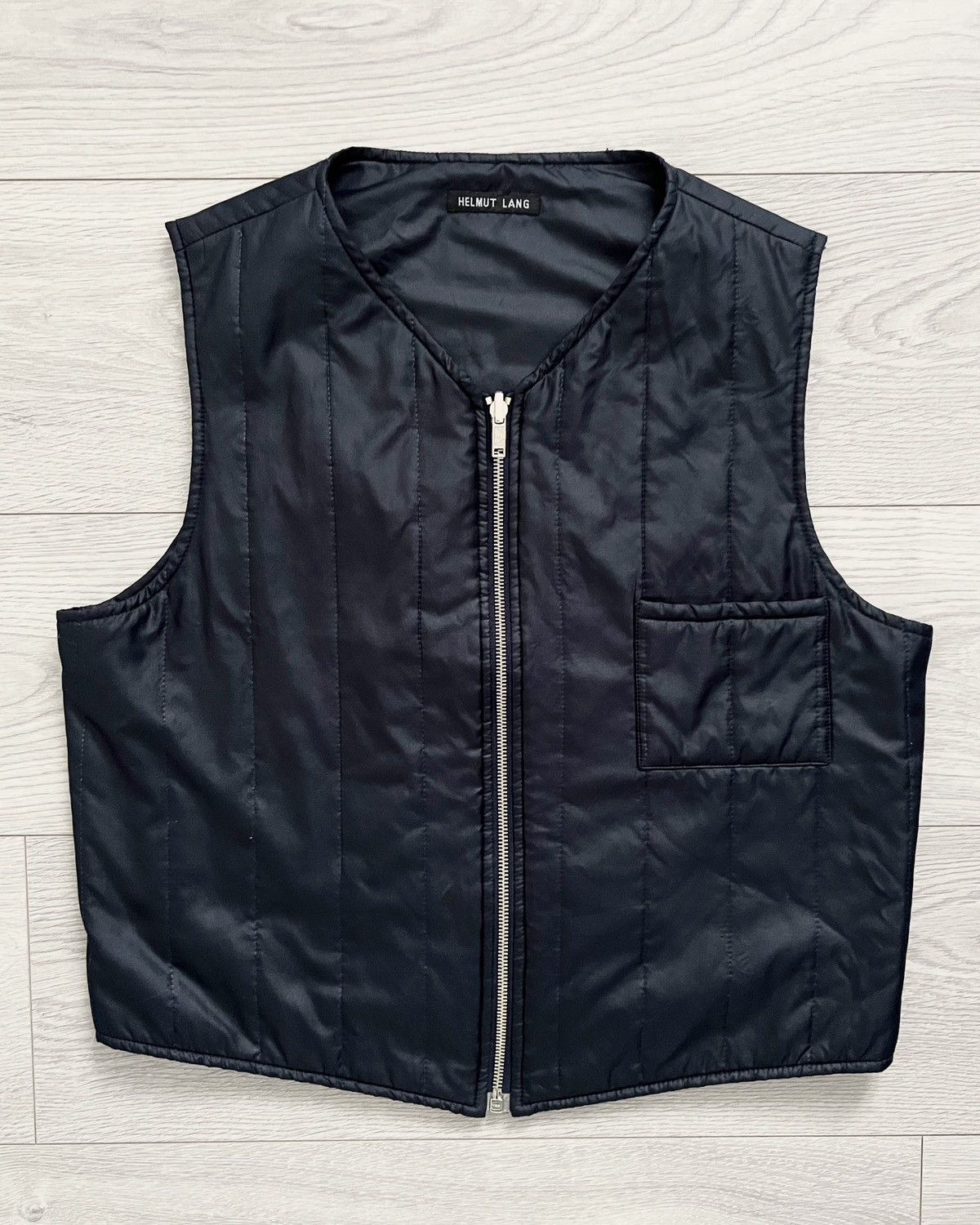 Helmut Lang Helmut Lang 1990s Insulated Padded Reversible Vest | Grailed