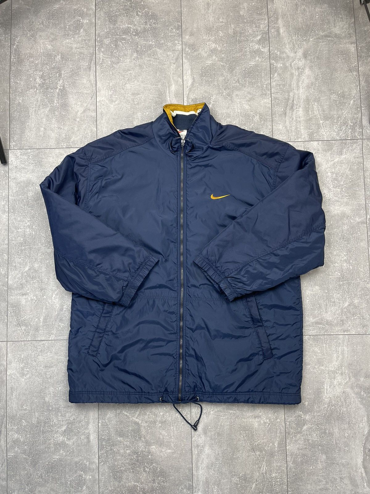 Nike × Streetwear × Vintage Vintage Nike Puffer Jacket Back Big Logo ...
