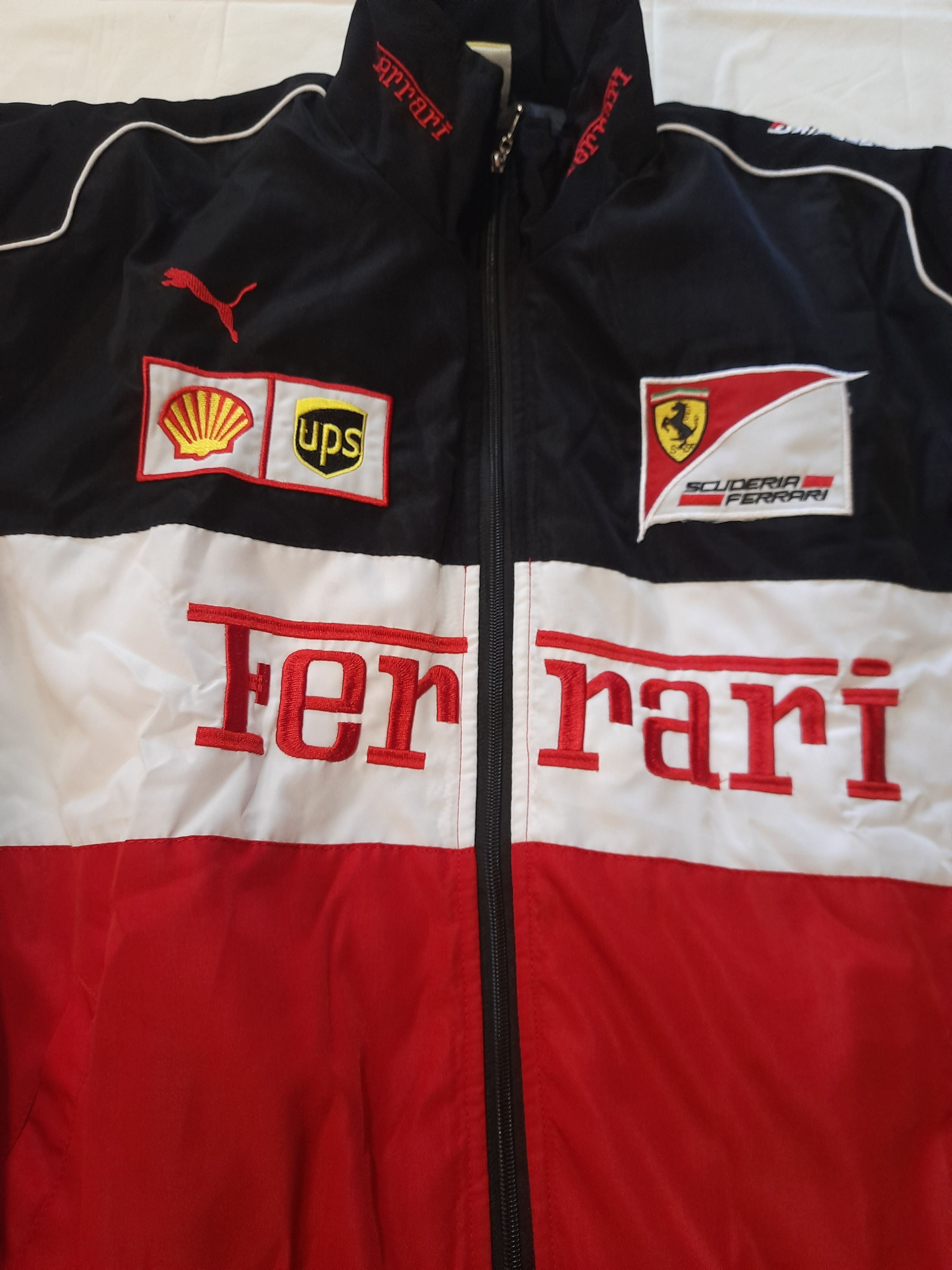 Ferrari × Formula 1 × Racing Ferrari Formula One Racing Jacket Bomber ...