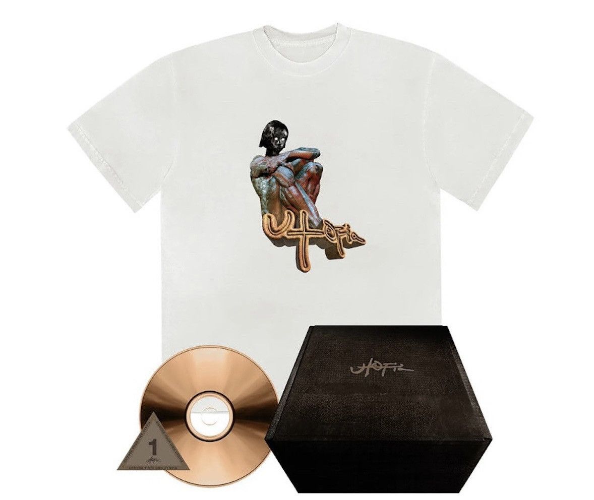 Travis Scott Travis Scott Utopia B1 CD+ Tee merch bundle size Large ...