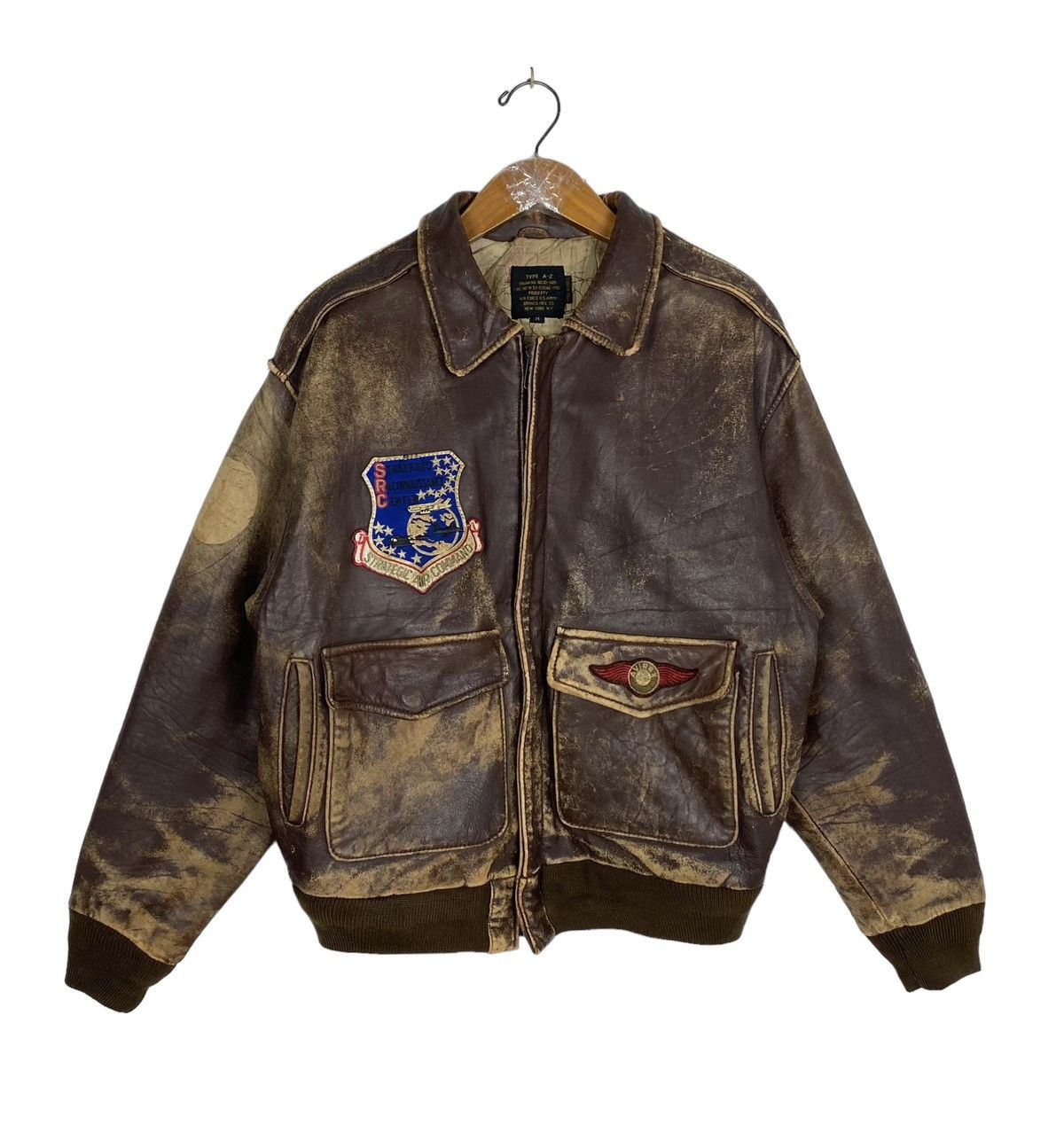 Avirex Rare‼️ Vtg AVIREX LIMITED USAF Type A2 Leather JACKET | Grailed