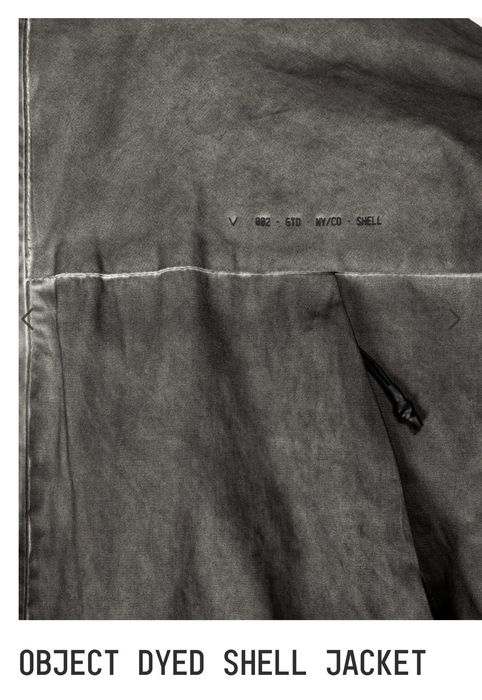 Who Is Jacov who is jacob object dyed shell jacket | Grailed