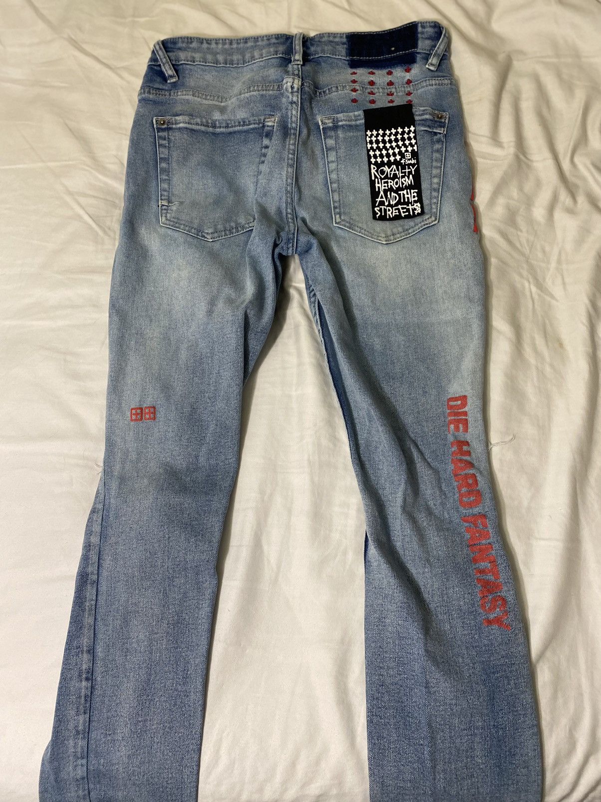 Ksubi Van Winkle Lion Trashed Jeans | Grailed