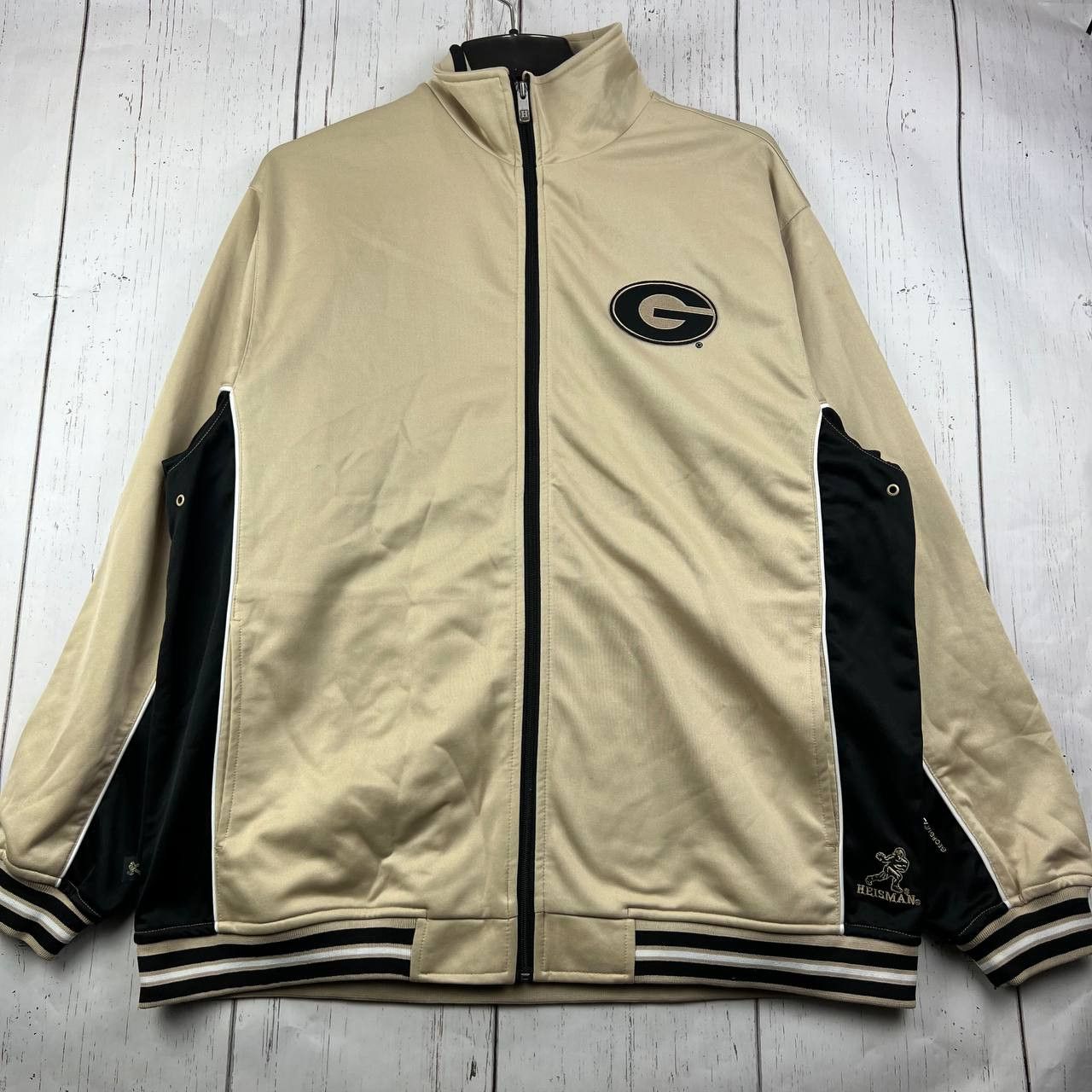 Reebok × Vintage Georgia Bulldogs Football Large Varsity Full Zip ...