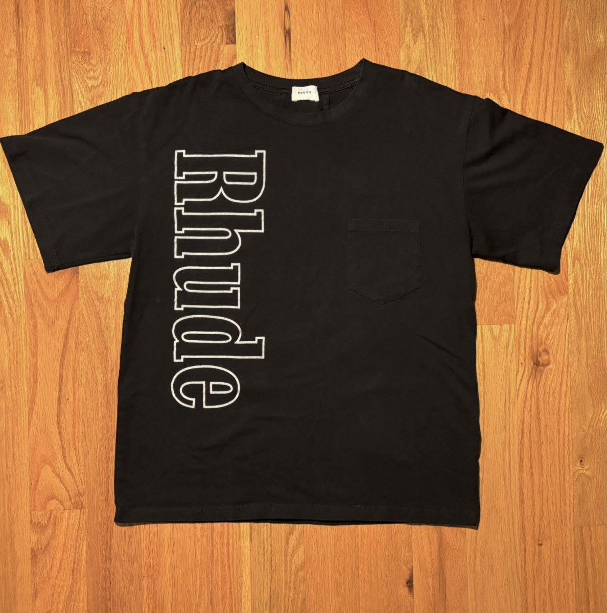 Rhude Rhude Pocket Logo TShirt | Grailed