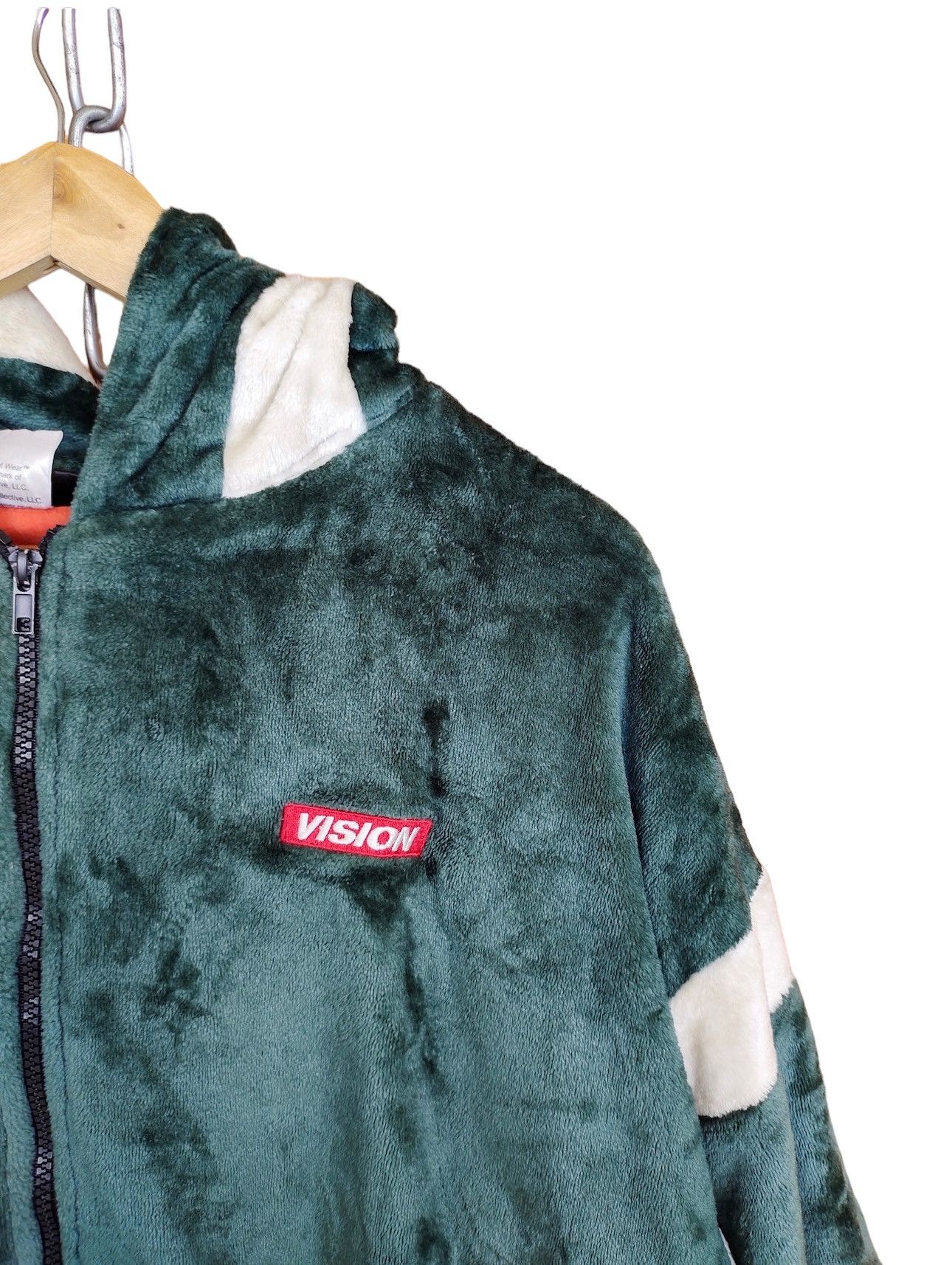 Vintage VISION STREET WEAR Fleece Hoodie Jacket | Grailed