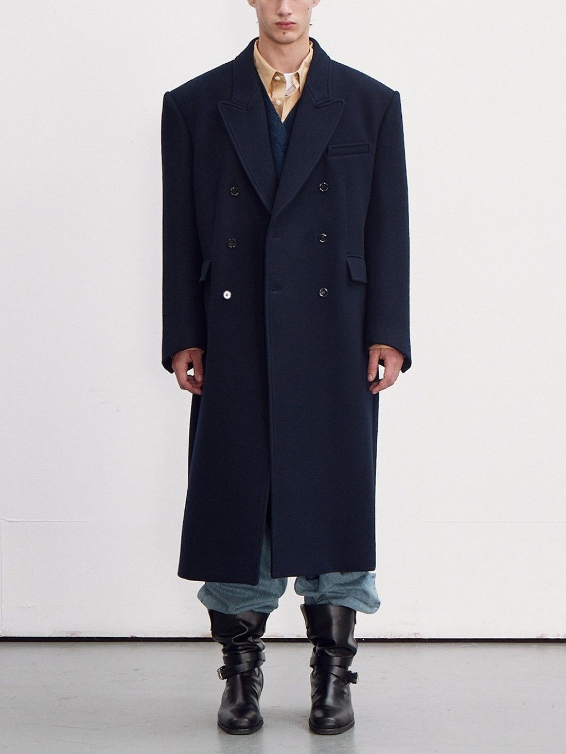 Recto FW23 Rover Oversized Tailored Double Breasted Coat | Grailed