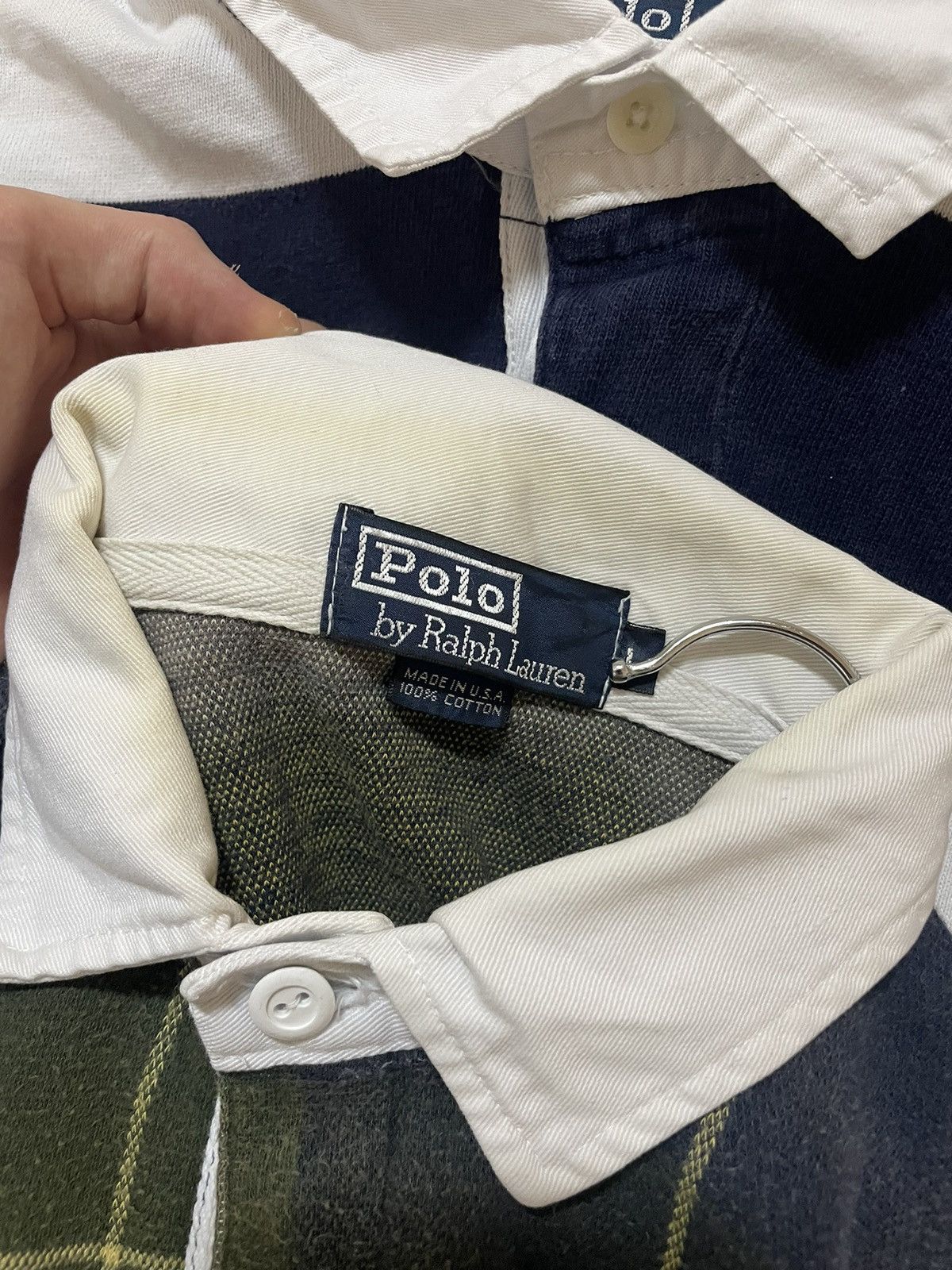 Polo Ralph Lauren Polo Ralph Lauren rugby jersey made in USA vintage 90s | Grailed