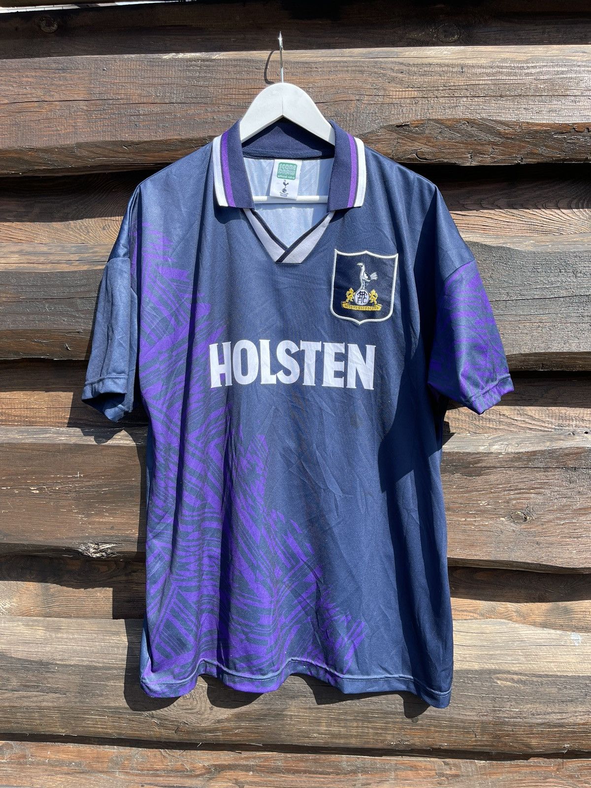 Replica × Soccer Jersey × Vintage 1993 Tottenham Holsten Replica score ...