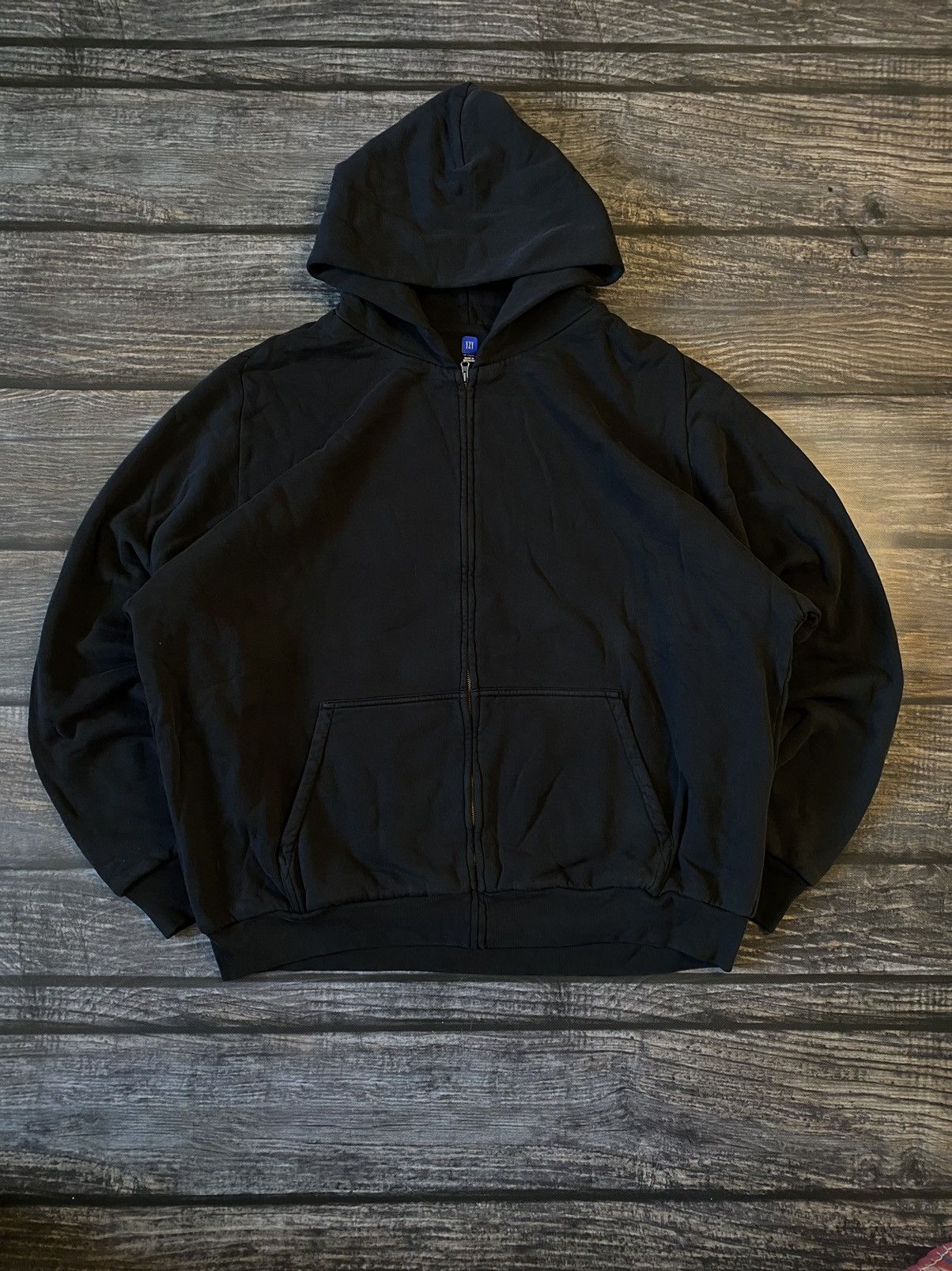 Balenciaga × Gap × Kanye West RARE ️ Yeezy Gap Unreleased Black Zip Hoodie | Grailed