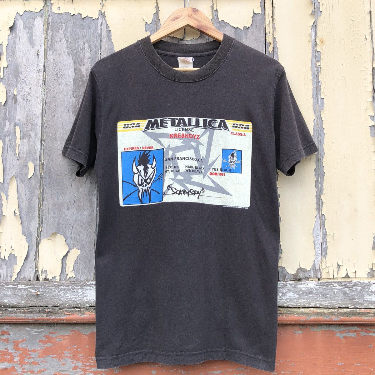 Band Tees × Metallica × Vintage 💢Sunfaded💢 Metallica Drivers License ...
