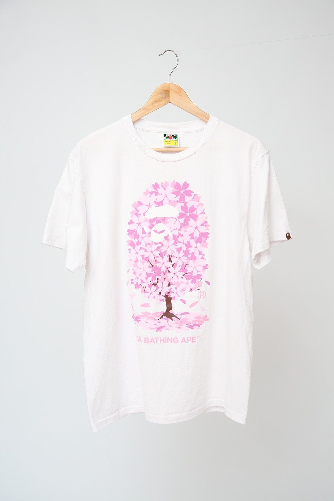 Bape ⚡️BAPE Sakura Tee (SS24) White L | Grailed