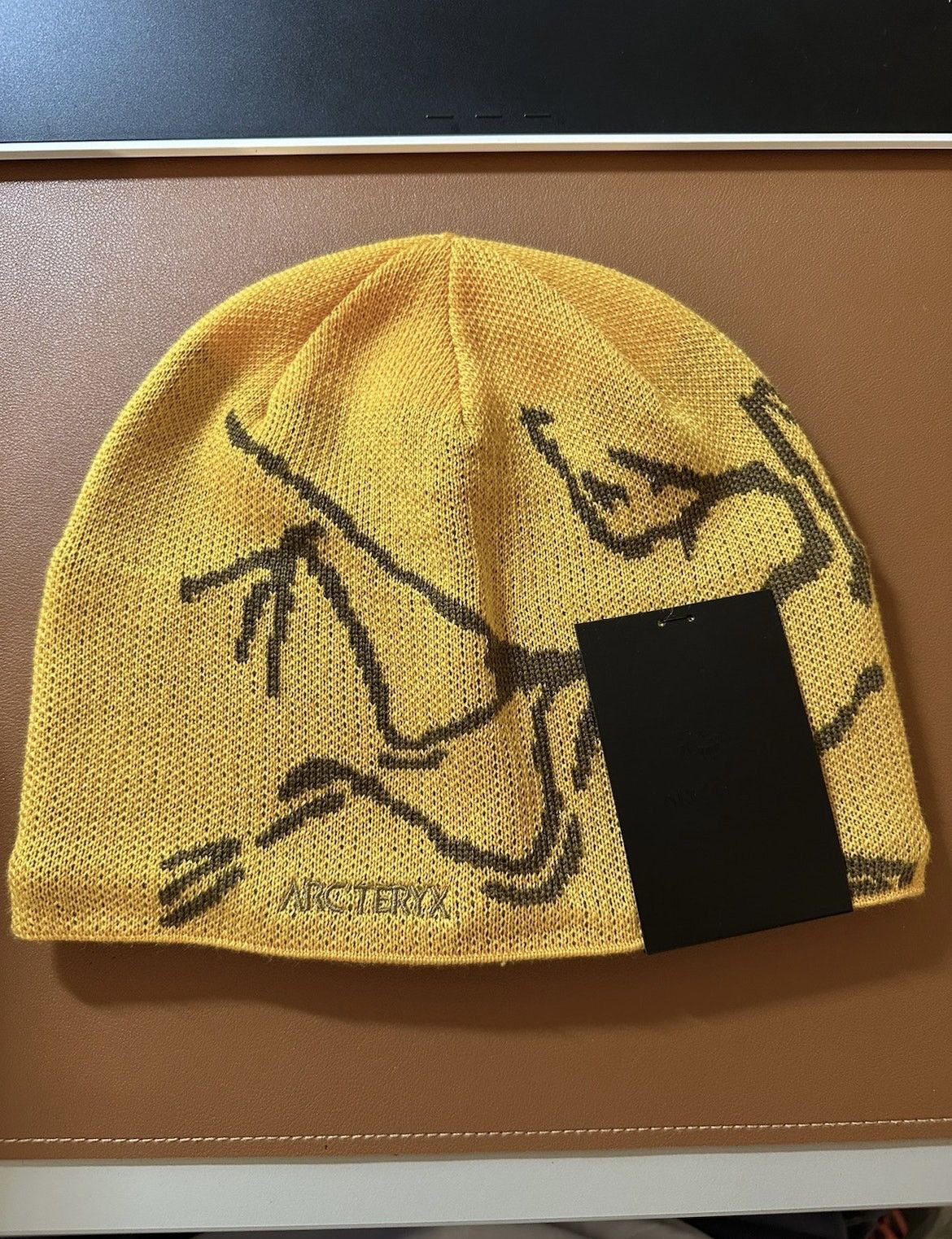 Arc'Teryx Arcteryx Bird Head Beanie Toque Gold/Yellow/Brown | Grailed