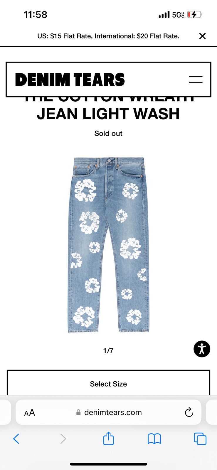 DENIM TEARS Denim tear jeans | Grailed