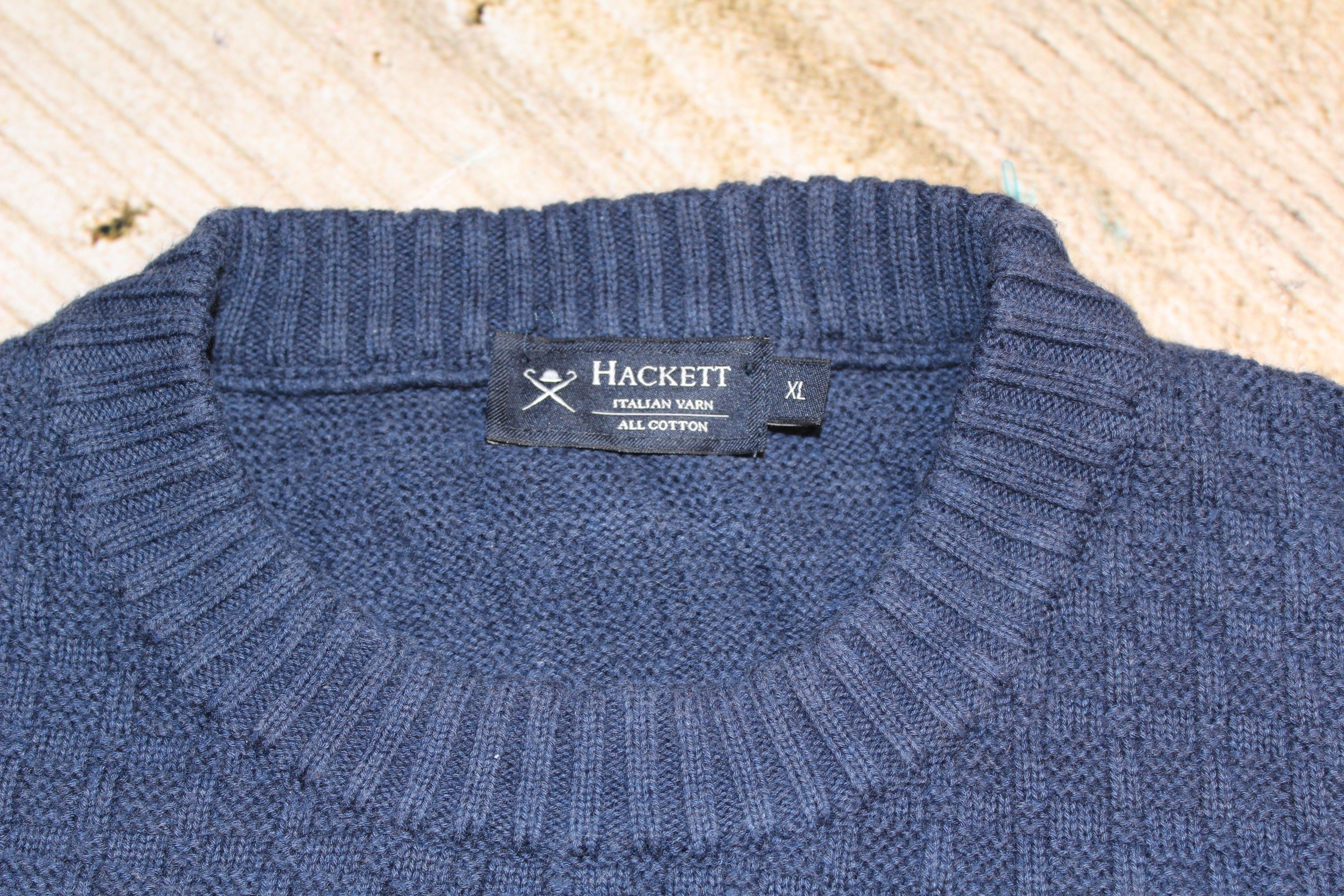 Hackett × Sportswear Men's Hackett Crew Neck Knitted Crew Neck Jumper ...