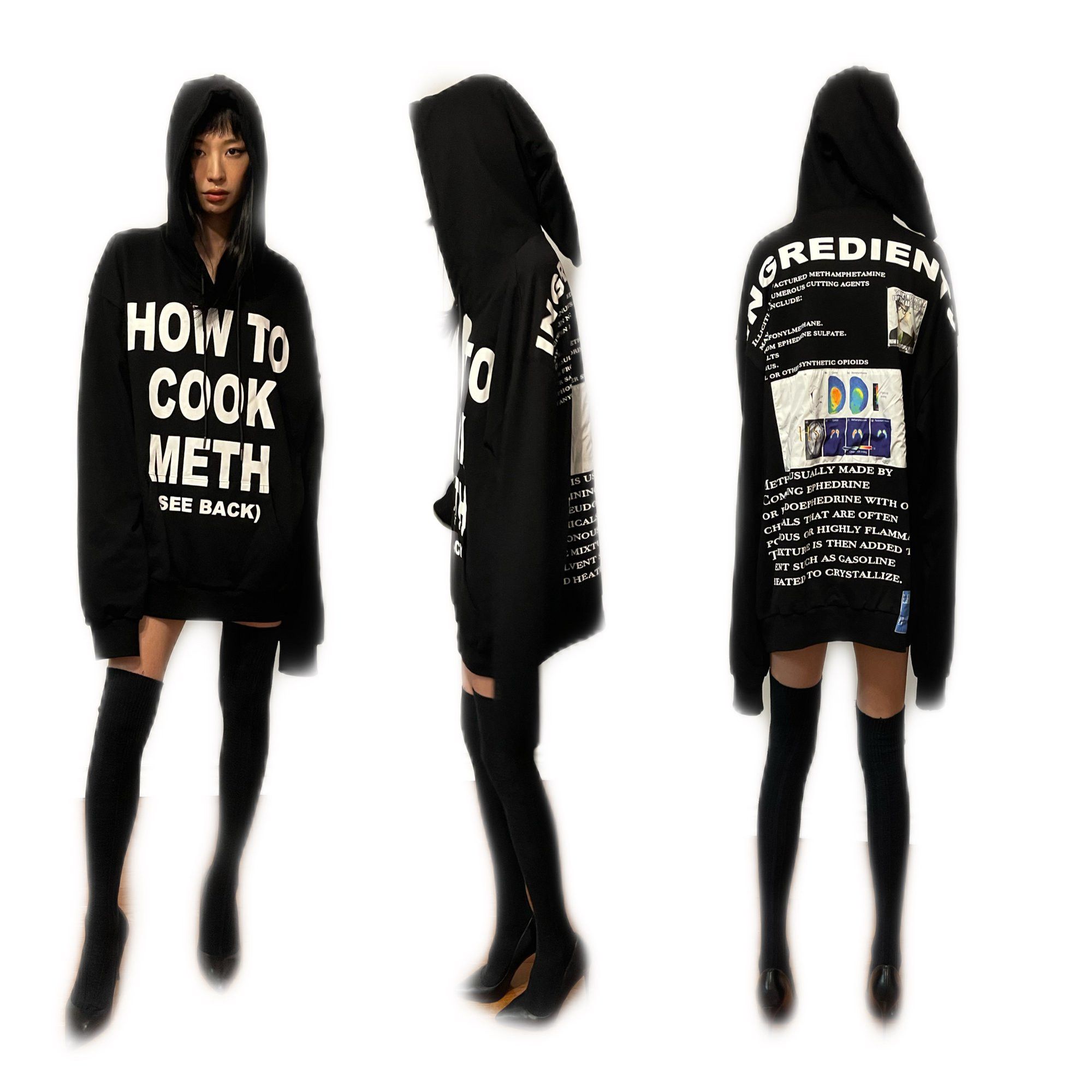 Streetwear "HOW TO COOK METH" XL HAUNTED STARBUCKS Hoodie | Grailed