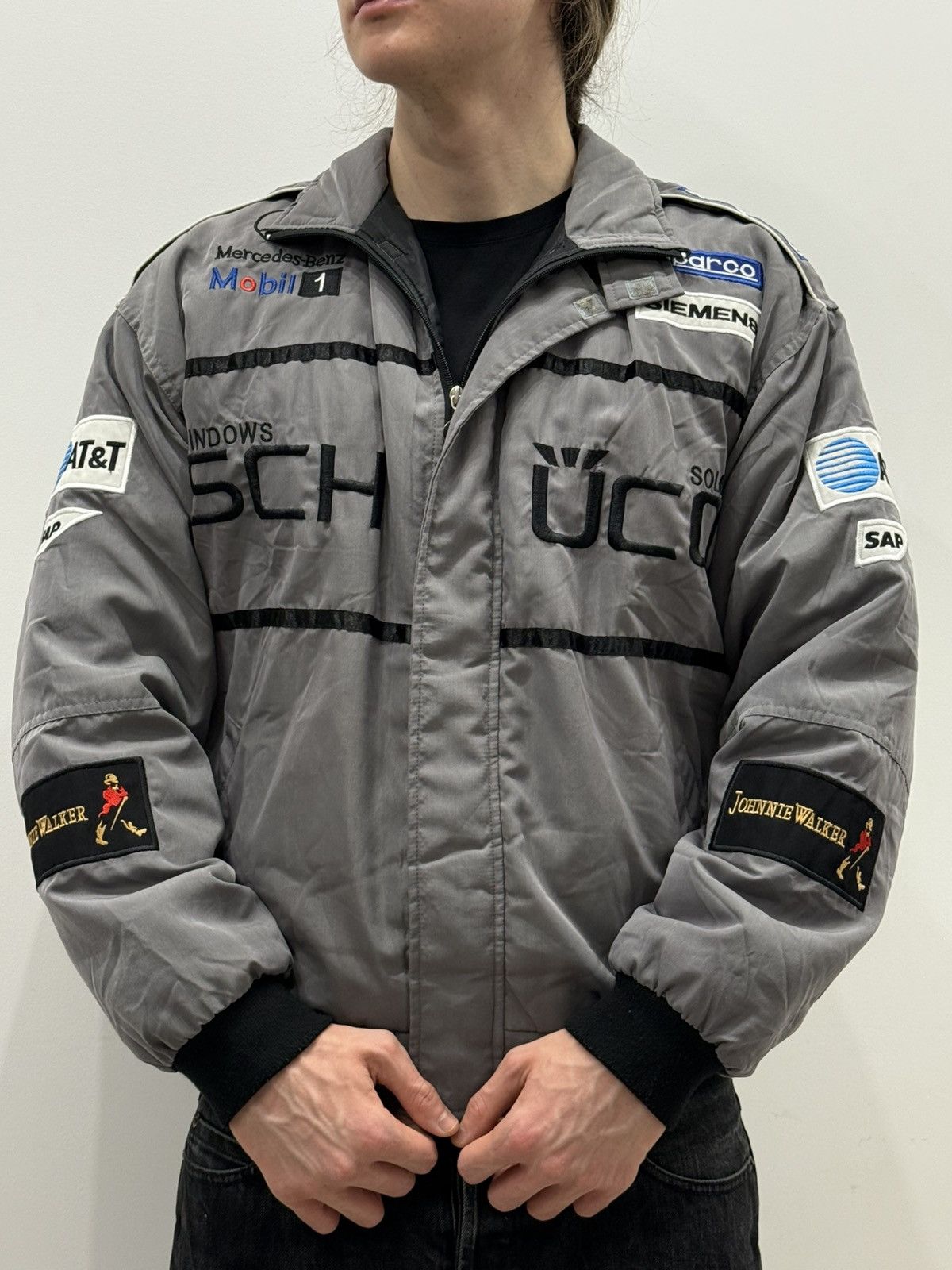 Balenciaga × Mercedes-Benz 🔥Sick Vintage Mercedes Benz Racing Bomber ...