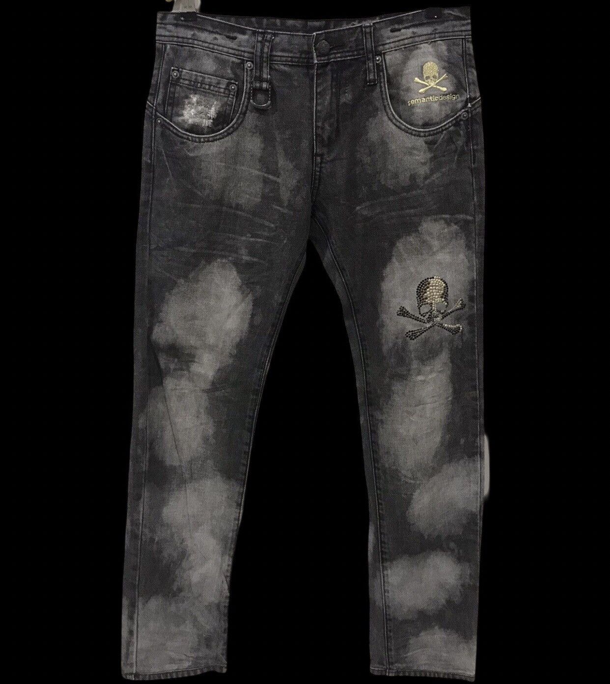 Japanese Brand × Roen × Seditionaries Roenxsemanticdesign Japan Skull Rare Sick Dope Fades Denim ...