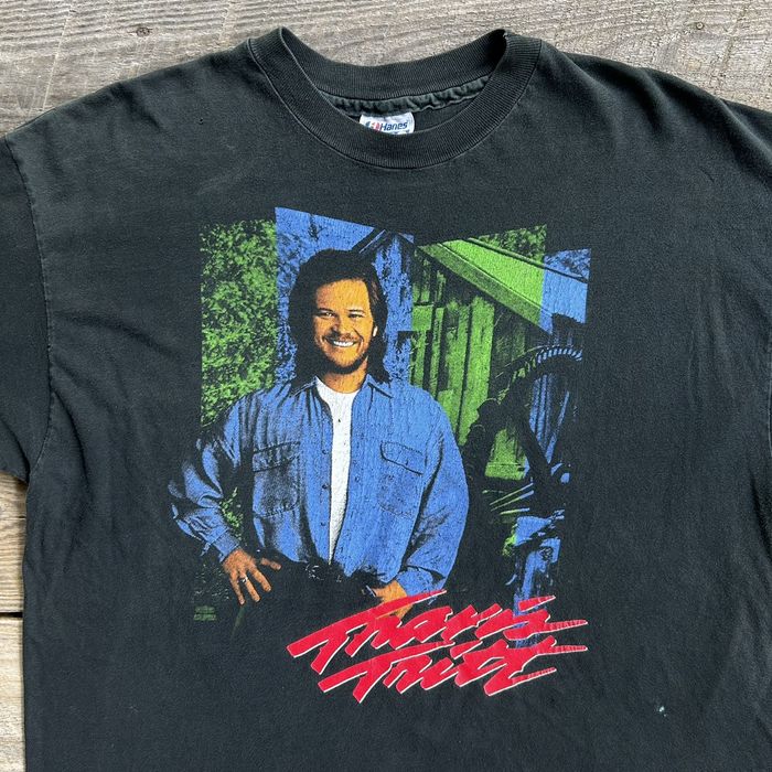 Vintage Vintage 90s Faded Travis Tritt Country Music Band T Shirt | Grailed
