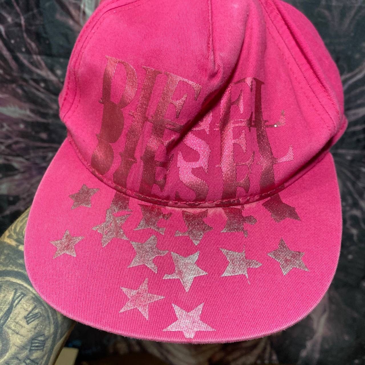 Diesel Vintage Rare Diesel y2k cap Streetwear 90s Skate Pink Color ...