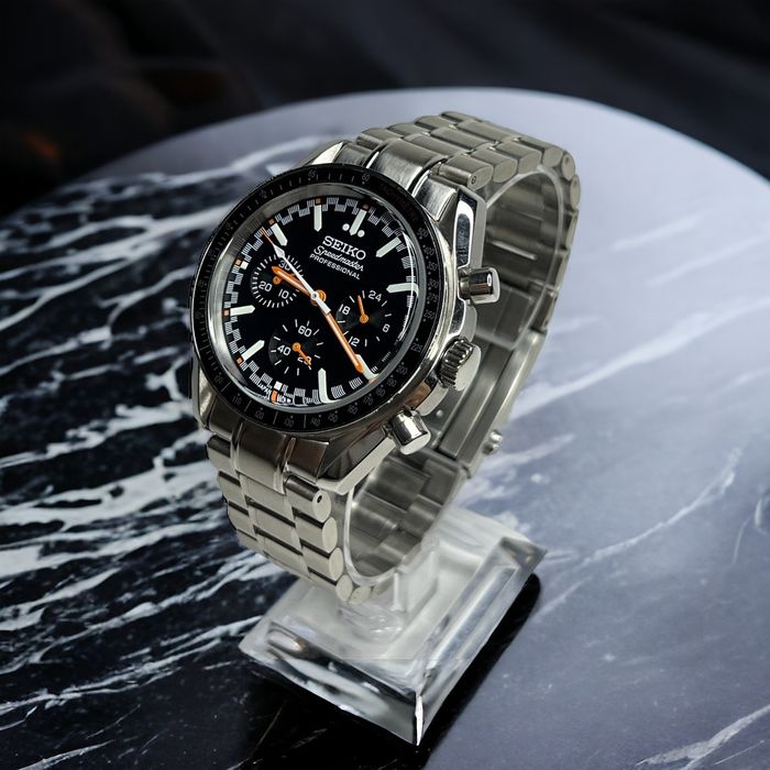 Seiko Seiko Mod Speedmaster Professional Chronograph Steel Watch | Grailed