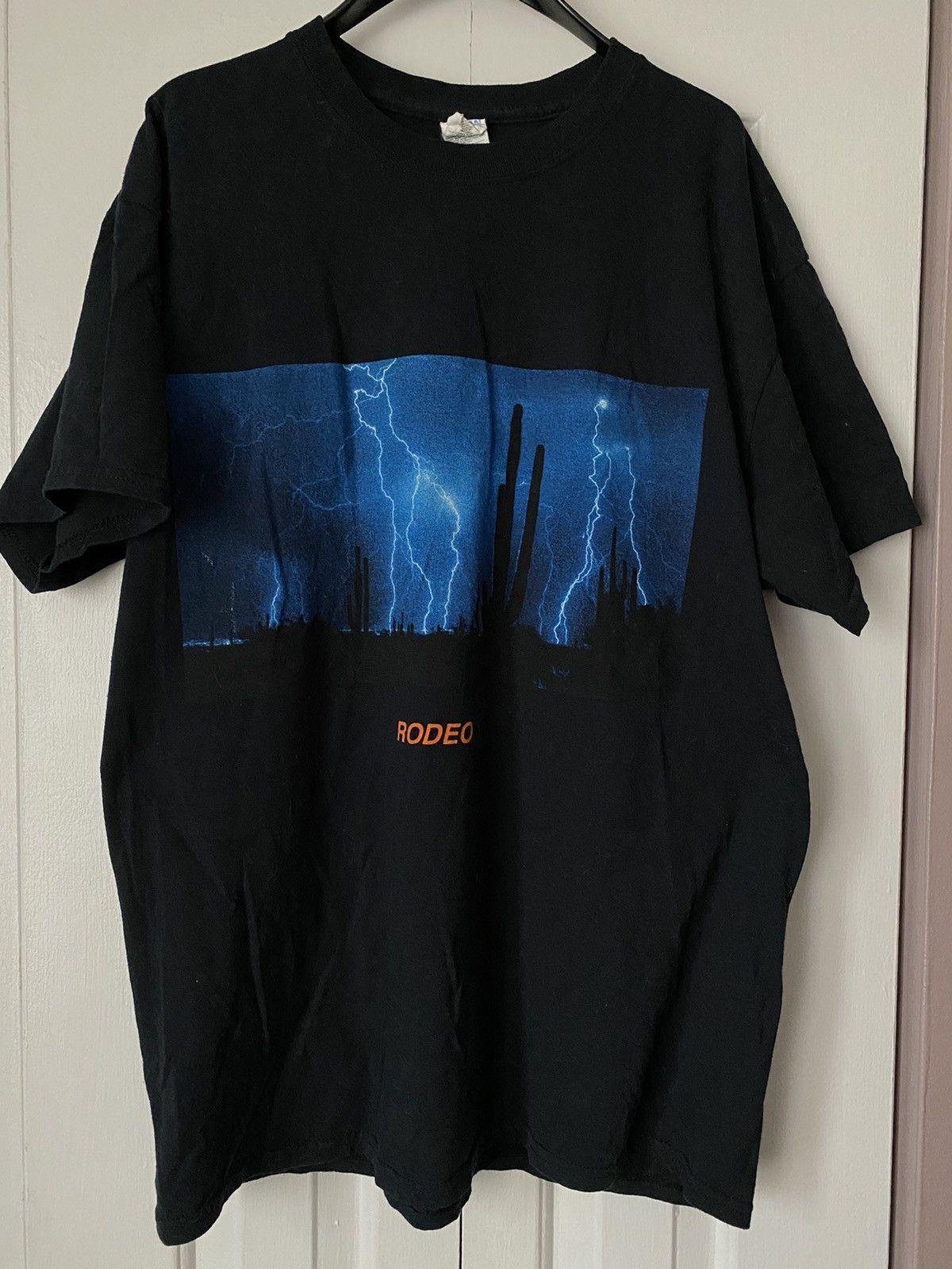 Travis Scott Travis Scott Rodeo Lightning Desert Tee | Grailed