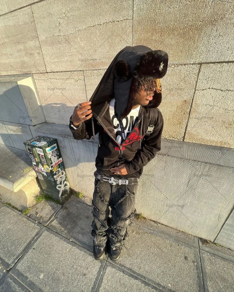 Japanese Brand × Streetwear × Vintage Y2k Retro Oversized Punk Retro ...