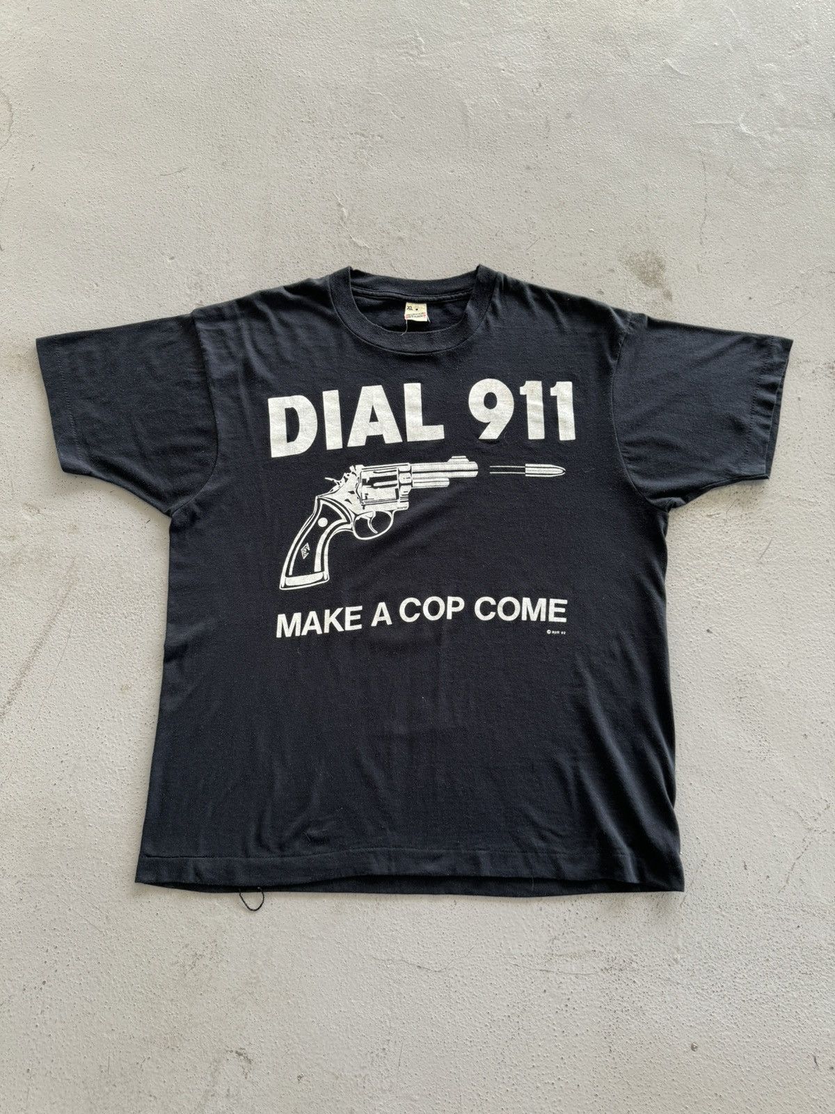 Unsound Rags Vintage Dial 911 Gun Bullet Tee Single Stitch | Grailed