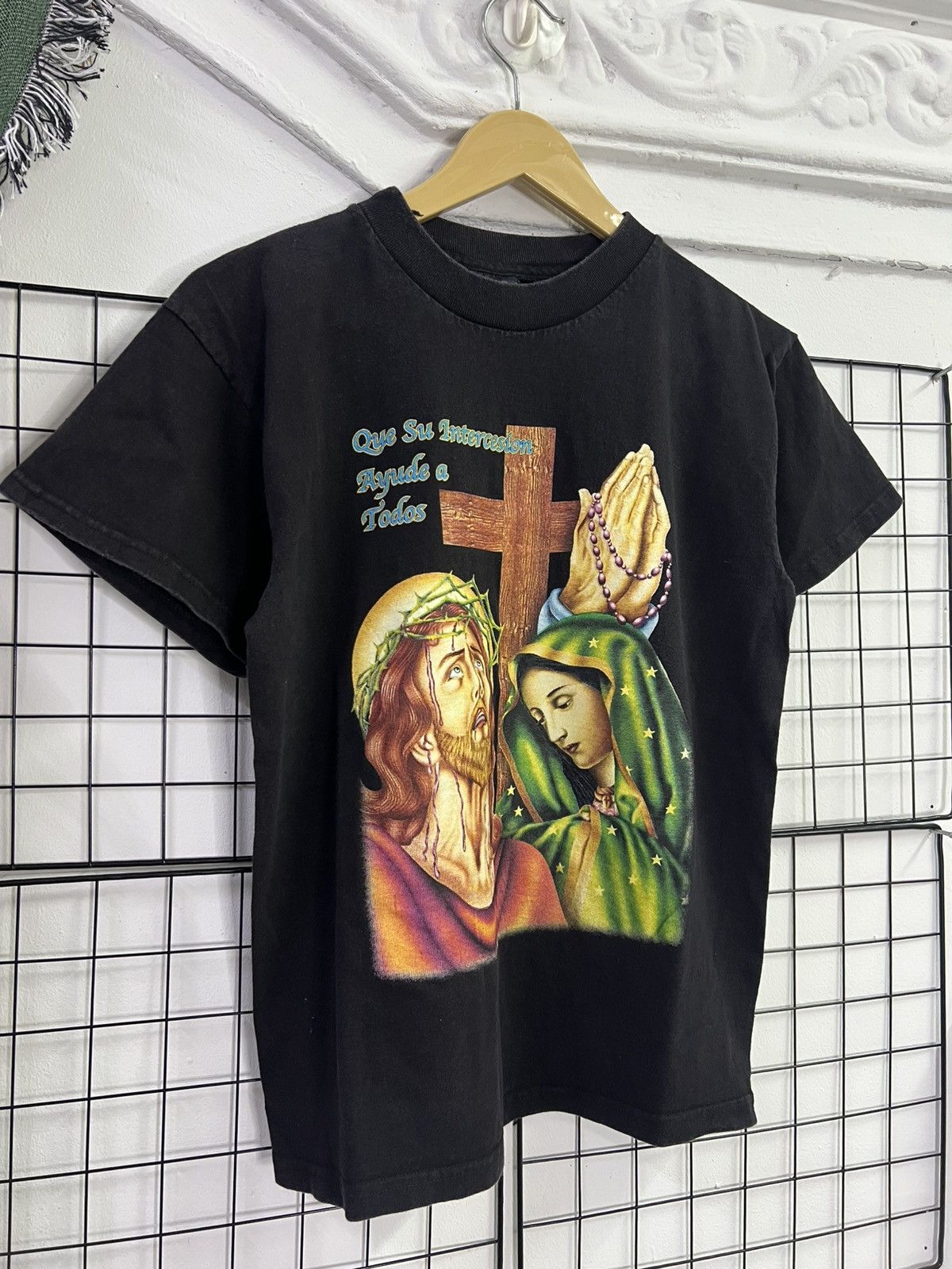 Vintage Vintage 90s Bootleg Jesus And Virgin Mary Bootleg | Grailed