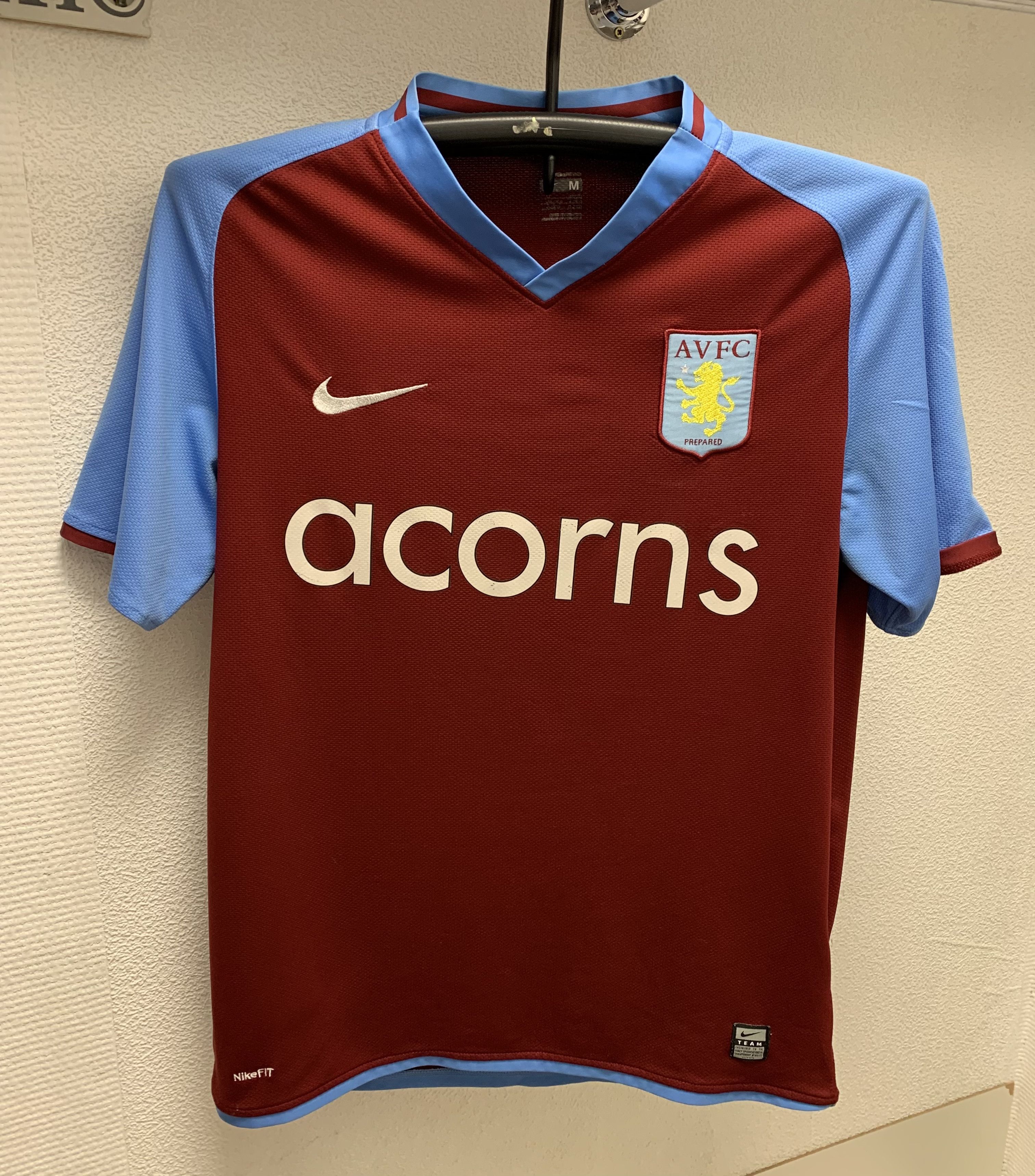 Nike × Vintage Aston Villa AVFC vintage Nike soccer jersey M sz bordeux ...
