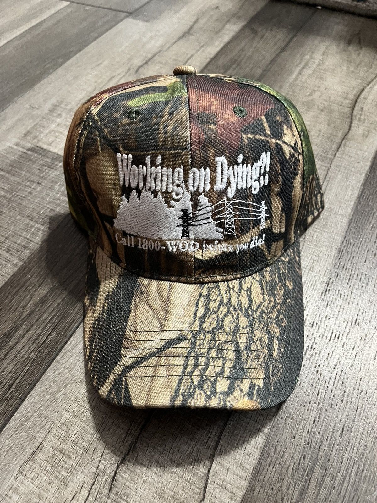 Goth Money Working on Dying Call WOD Tree Camo Hat | Grailed