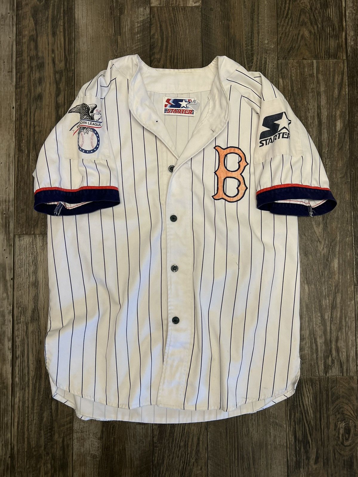 Vintage Vintage Boston Red Sox Jersey Starter MLB Pinstripe | Grailed