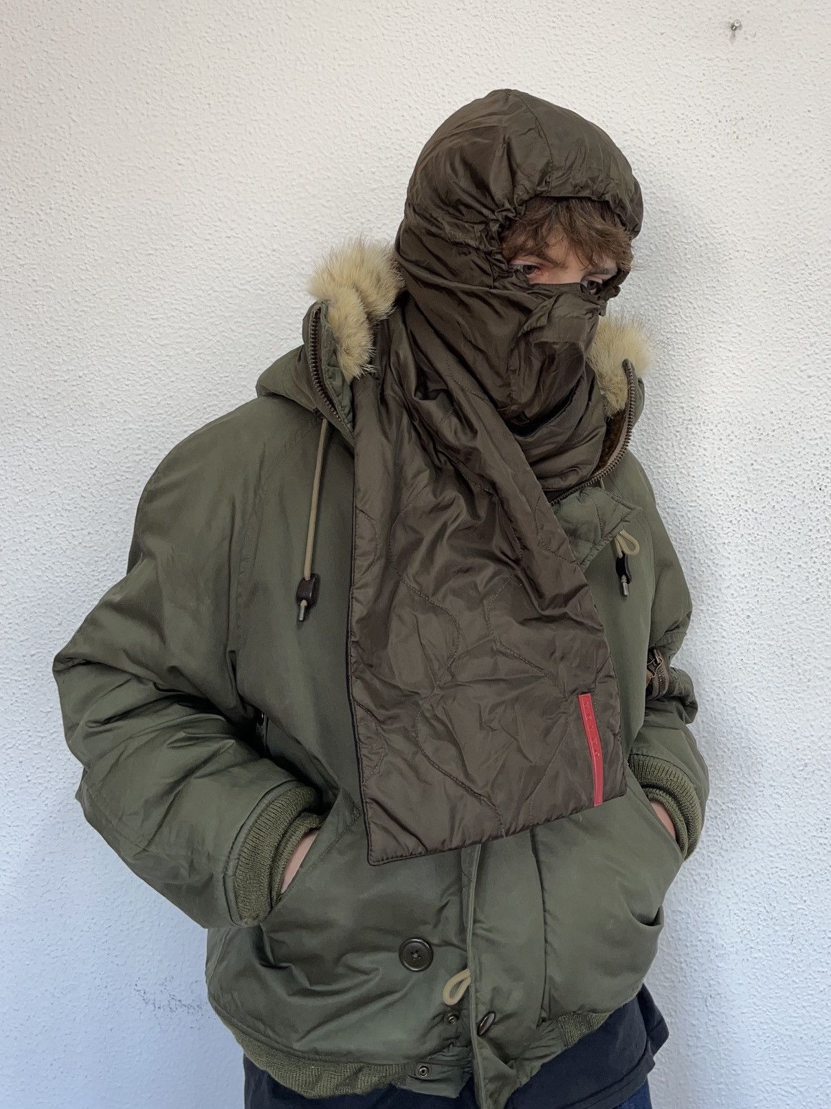 Prada 2000 Prada scarf + mask | Grailed