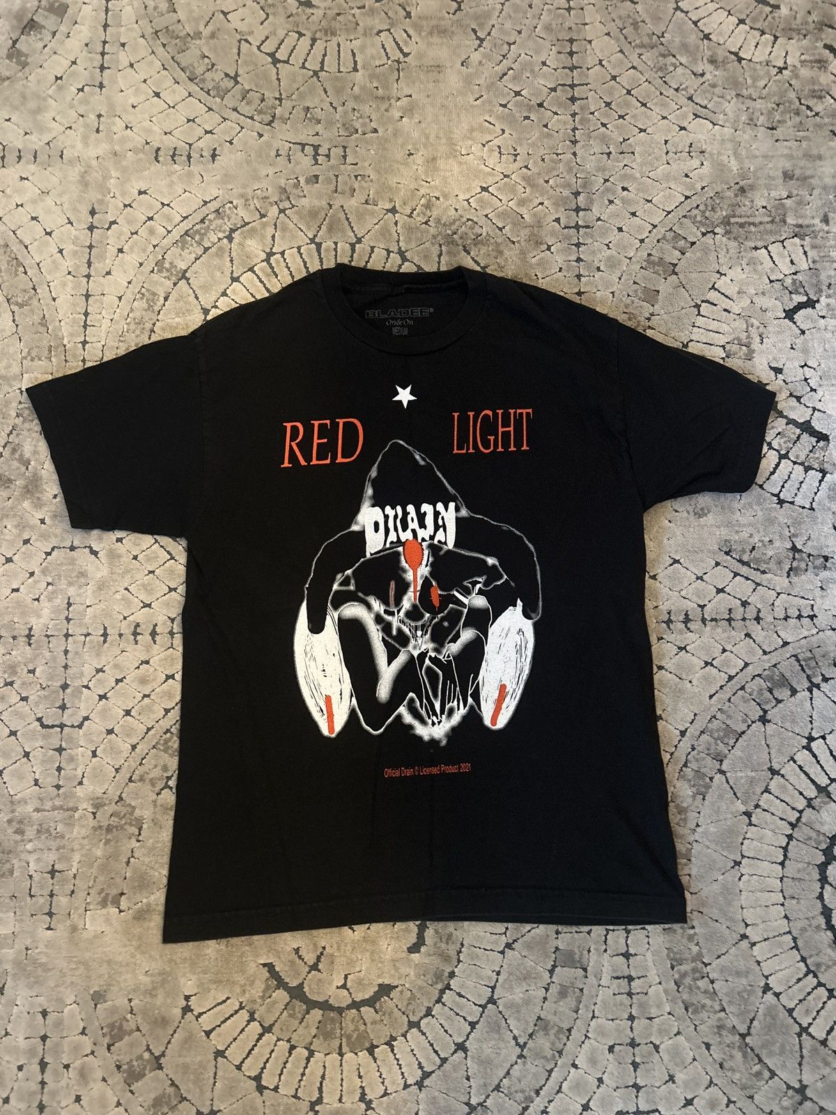 Drain Gang × Streetwear Bladee Red Light Shirt | Grailed