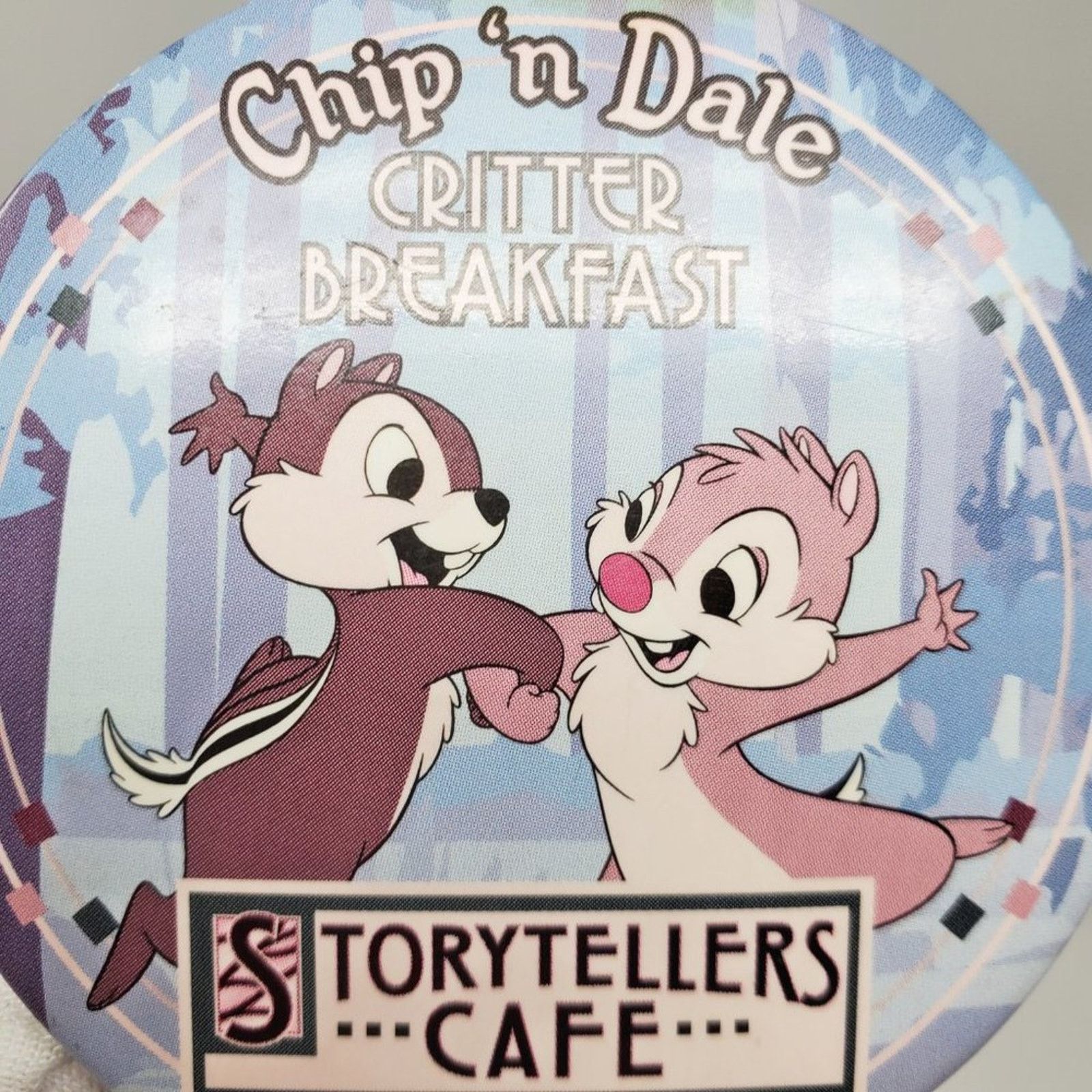 Disney Disney Parks Chip 'n' Dale Critter Breakfast Button | Grailed