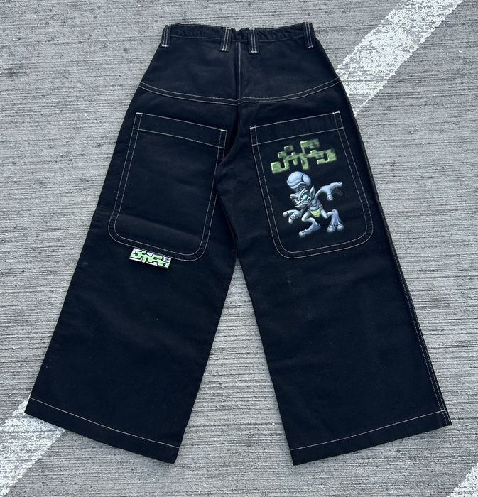 Vintage Vintage 90s JNCO Trog Alien Wide Leg Jeans | Grailed