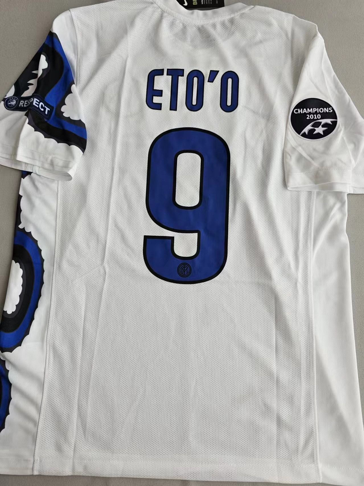 Soccer Jersey Inter Milan 9 Samuel Eto'o Jersey 2011 2012 Away XXL ...