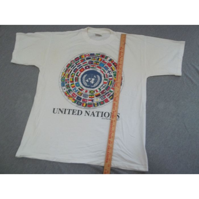 Vintage United Nations Tshirt Sz XL Men Vintage Made In The USA | Grailed