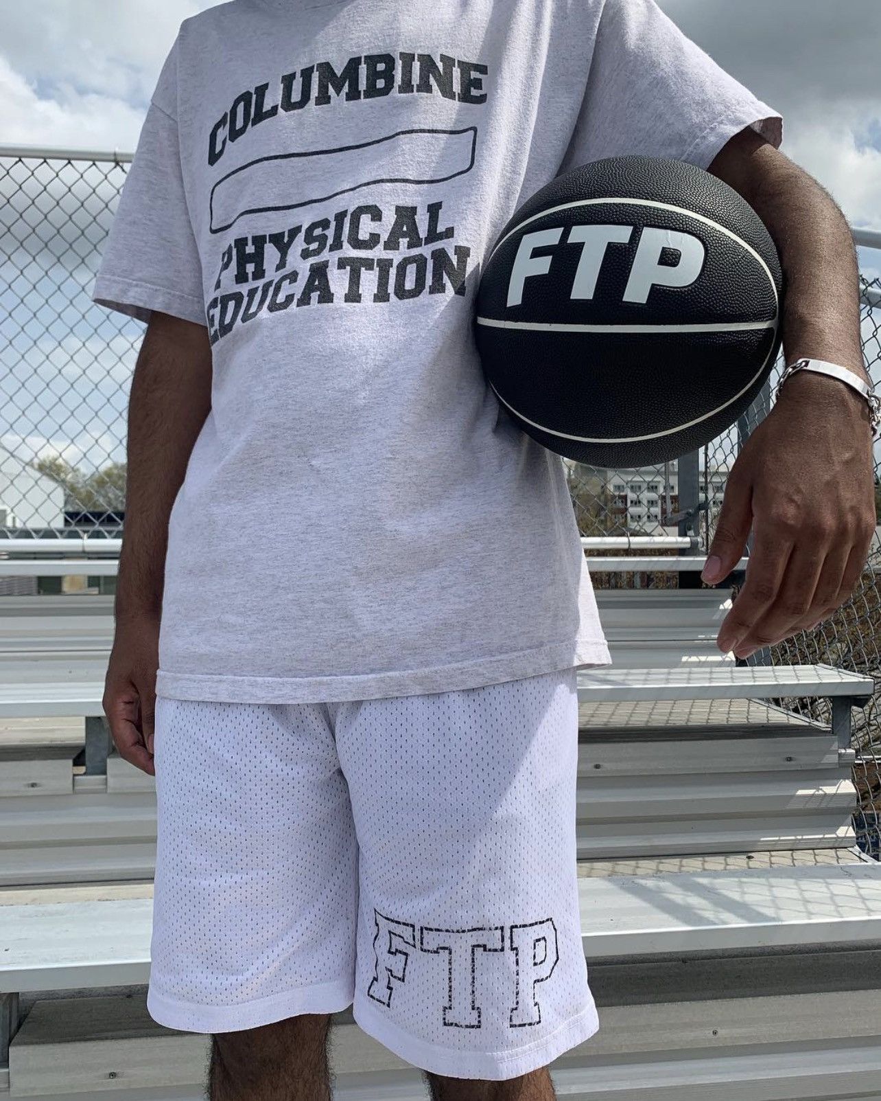 Fuck The Population FTP ARCH LOGO MESH SHORTS | Grailed