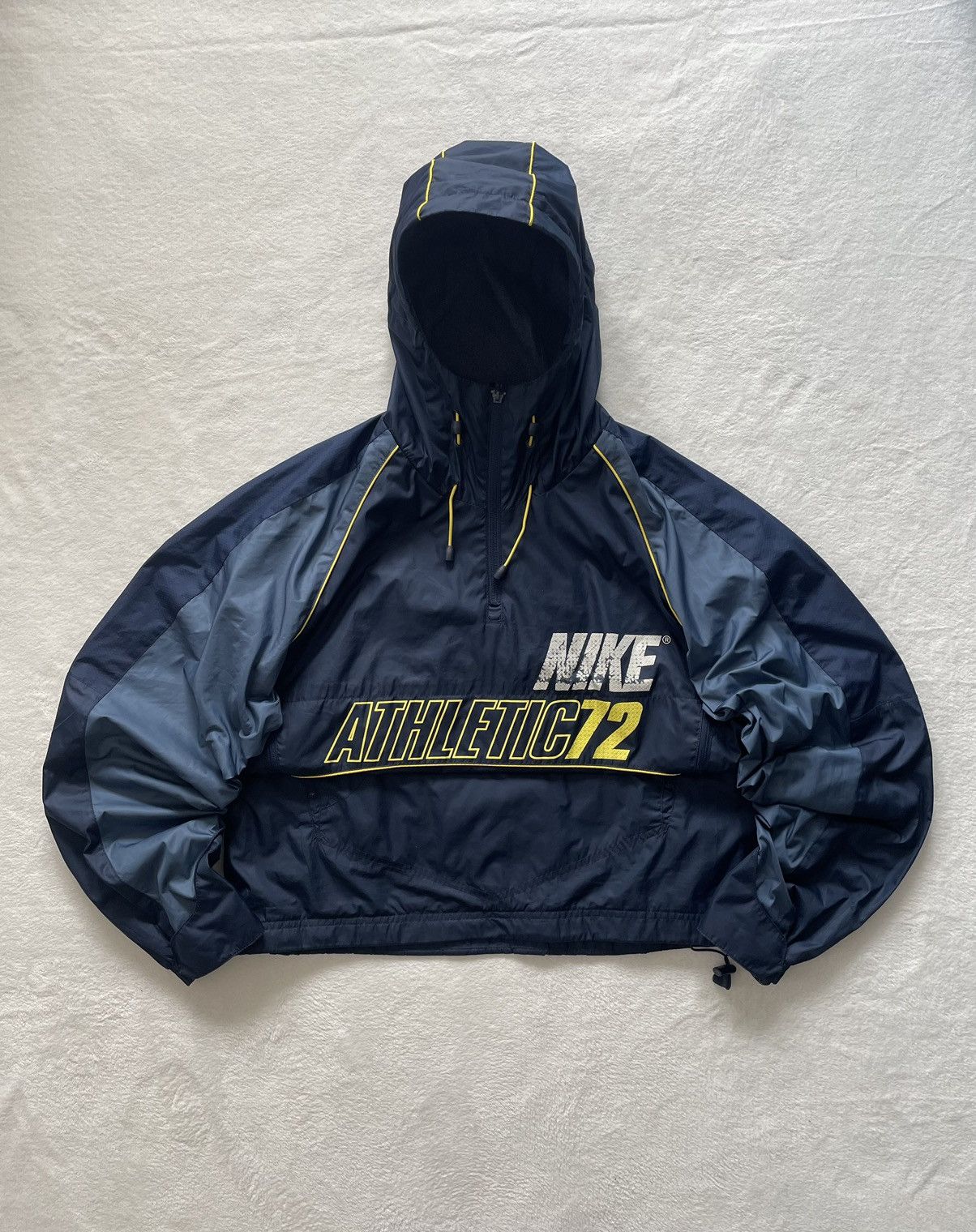 Nike × Streetwear × Vintage 🫐 NIKE ATHLETIC 72 RETRO Y2K 90’S ANORAK TRACK JACKET SWOOSH | Grailed