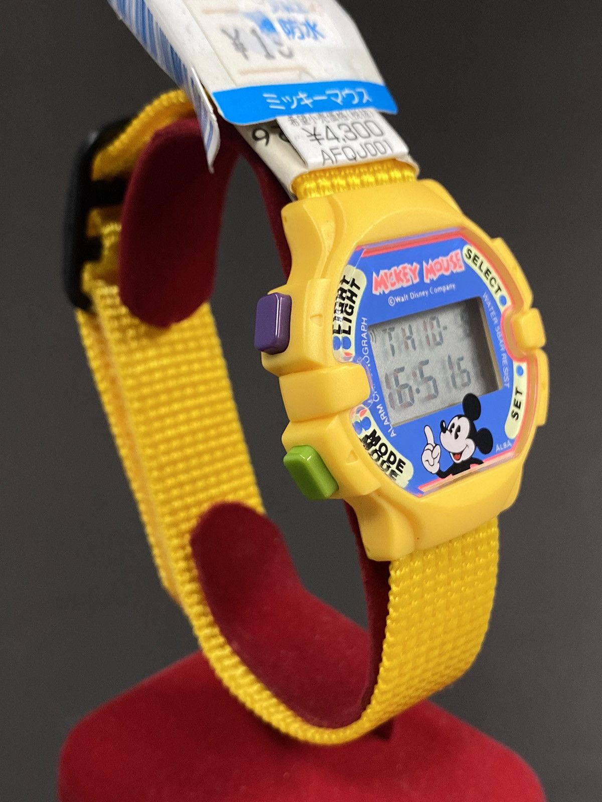 Vintage Vintage ALBA by Seiko Mickey Mouse W309-4A20 Digital Watch | Grailed