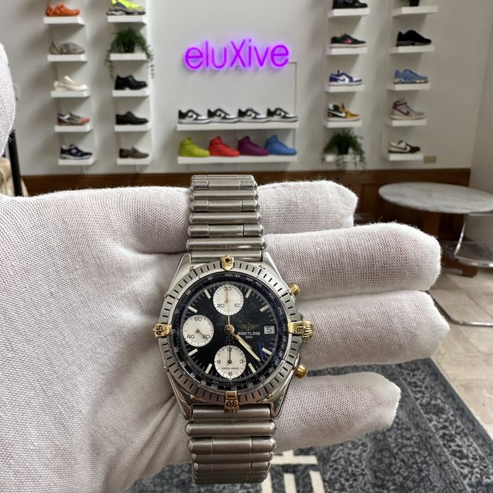 Breitling Breitling Chronomat SEINFELD Watch Reverse Panda B13047 | Grailed