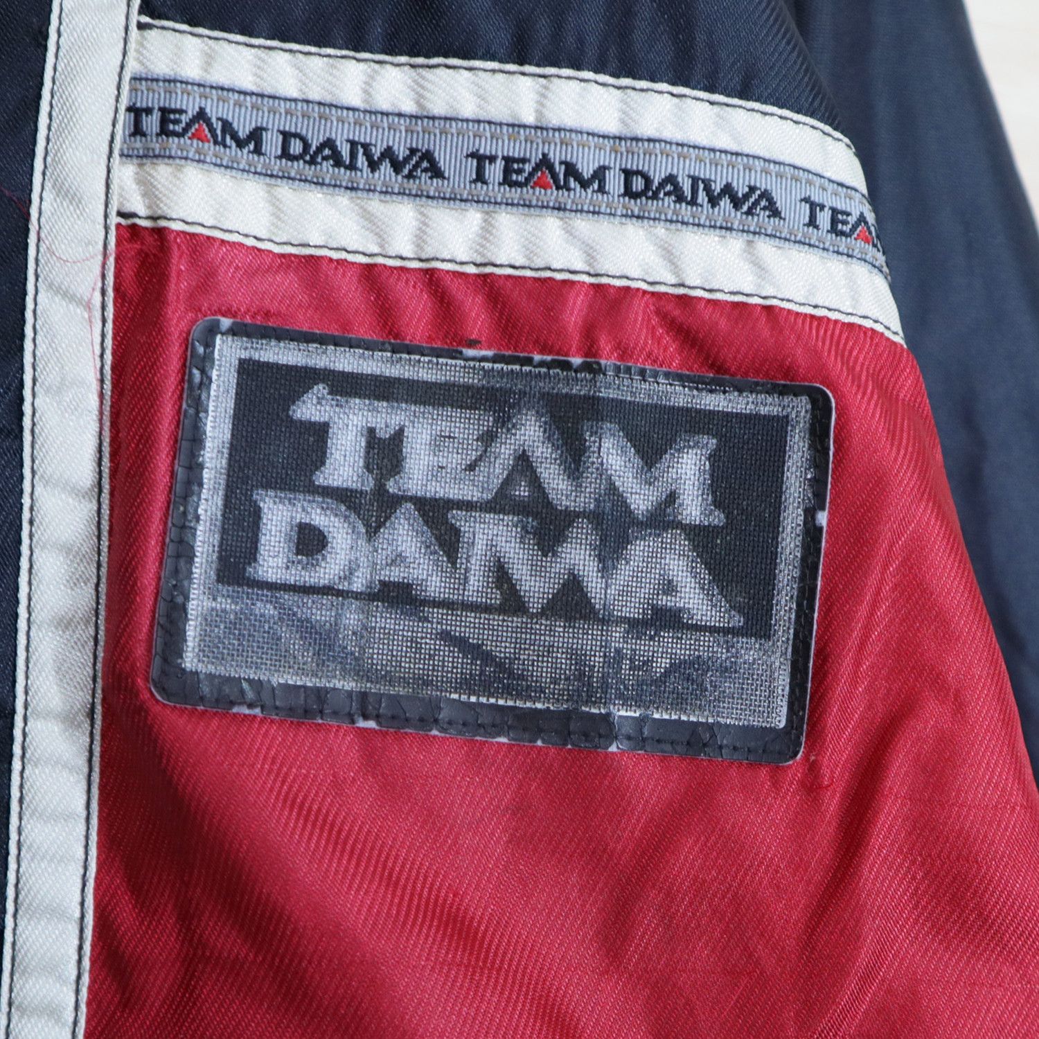 DAIWA × Vintage TEAM DAIWA Big Logo Multi Color Bomber Windbreaker ...