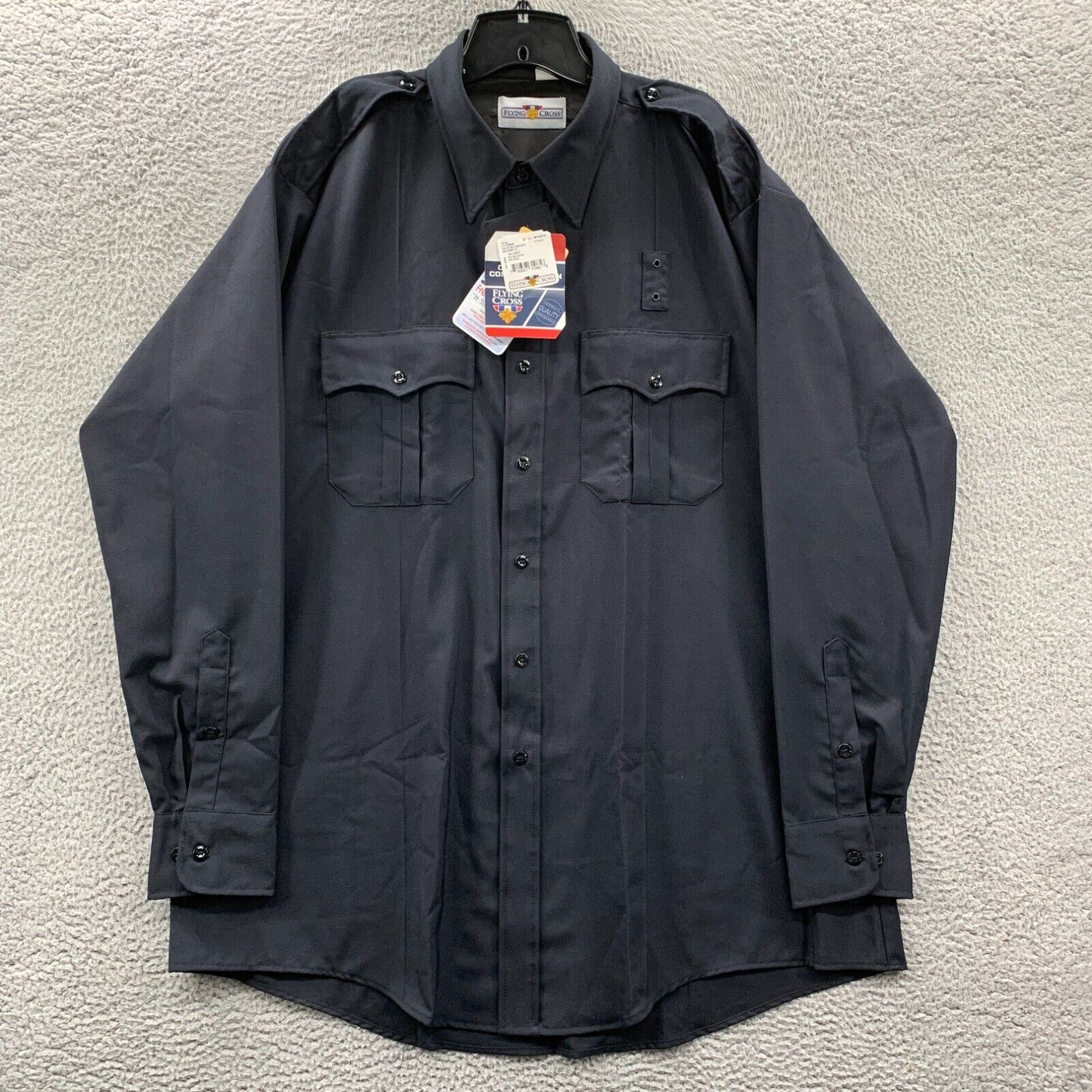 Vintage LAPD Cop Shirt Mens 18 XXL Class B Button Up Navy Blue | Grailed