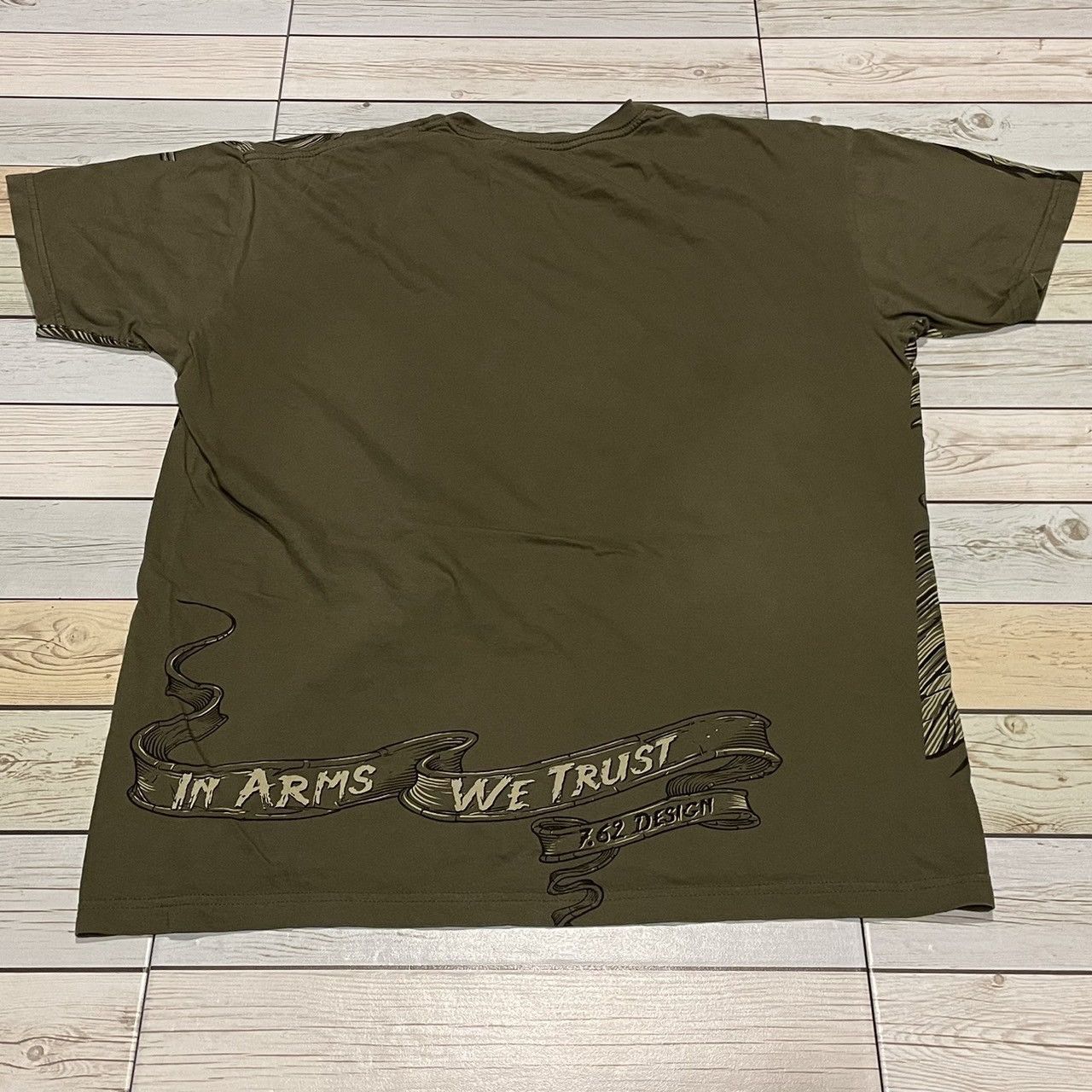 Affliction × Ed Hardy × Tapout Rare 7.62 Design Army Wings Cross Tee ...