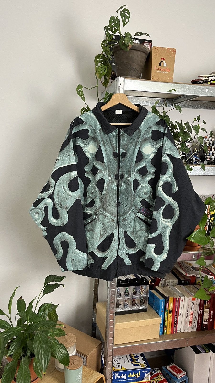 Archival Clothing × Art × Oxbow VIntage OXBOW Art camo skeleton wind ...